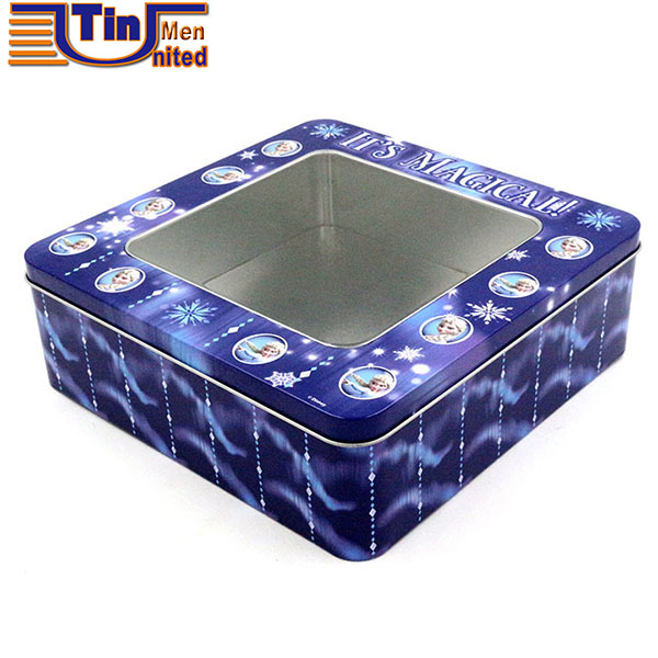 Square Tin Box,TMS437 Square Tin - TinMen United Tin Can Manufactory